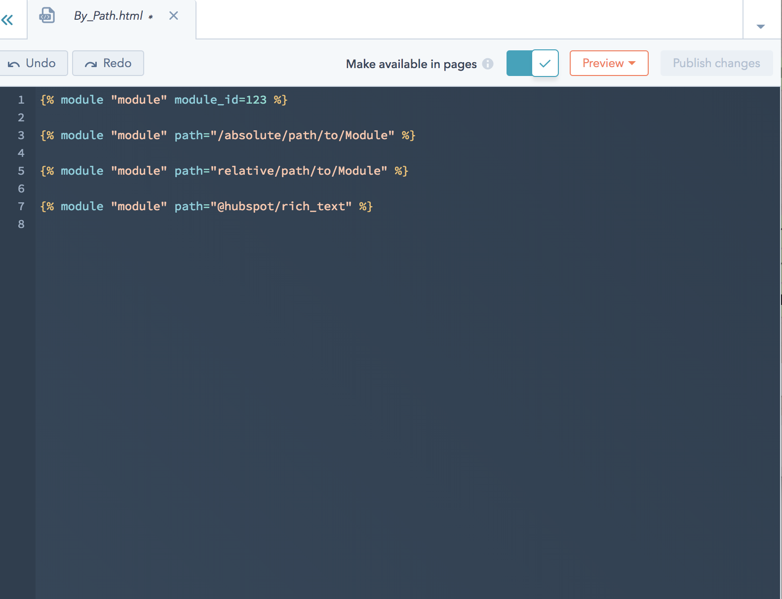 Custom Modules now accessible by path